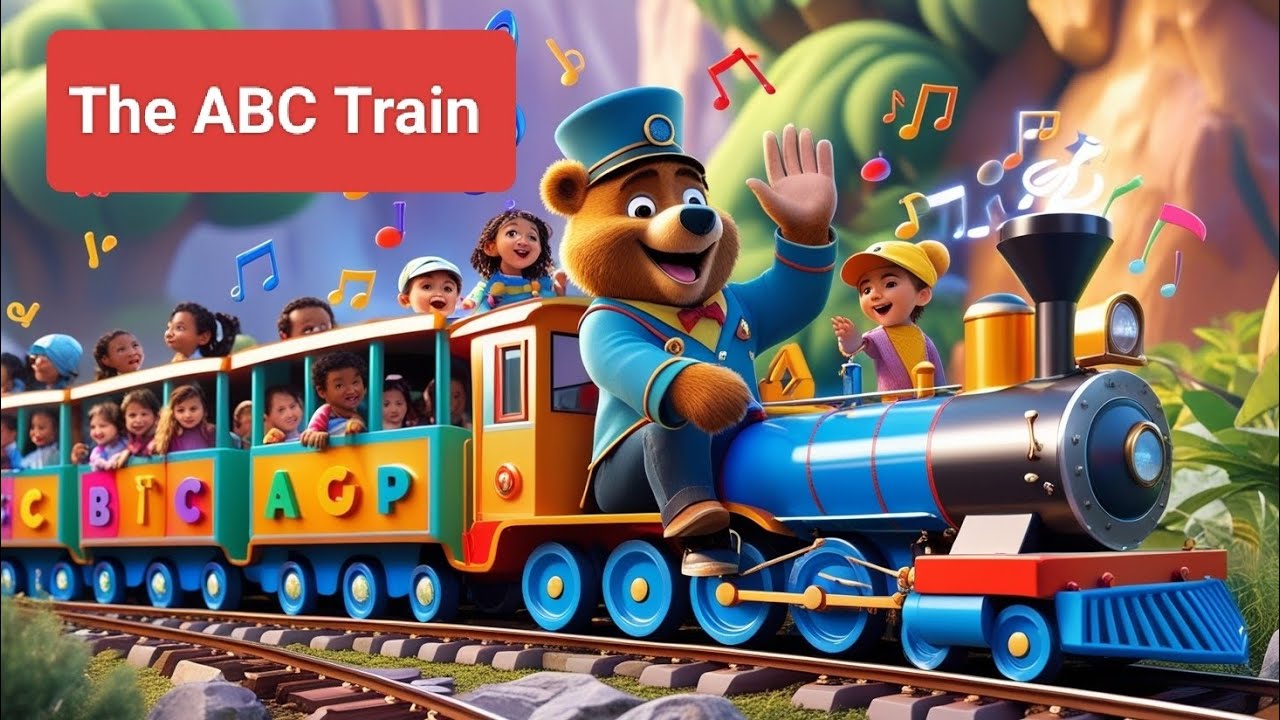 The ABC Train | ABC Song | Learn Alphabets with Fun Train Song for Kids ...