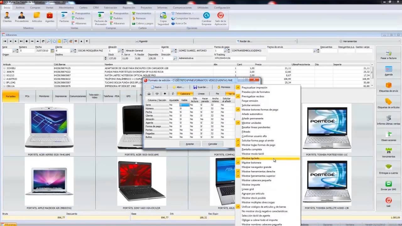 SQL-PYME: Datos adicionales y configuración - YouTube