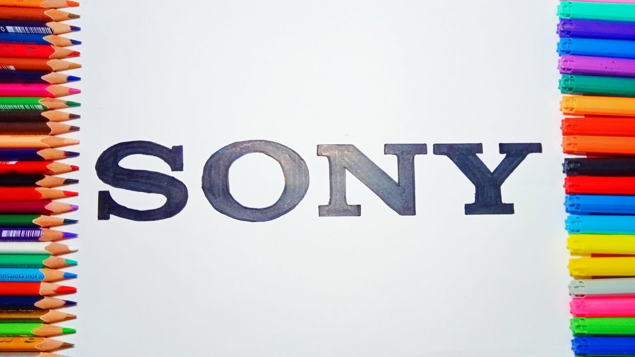 HOW TO DRAW THE SONY 😍 LOGO 💯 | #like #share #subscribe - YouTube