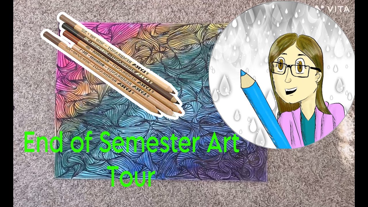 Fall 2023 End of Semester Art Tour - YouTube