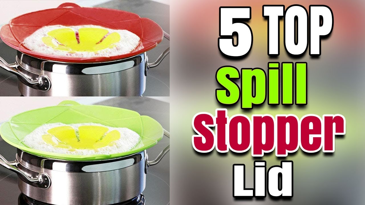 Best Spill Stopper Lid Cover Silicone - YouTube