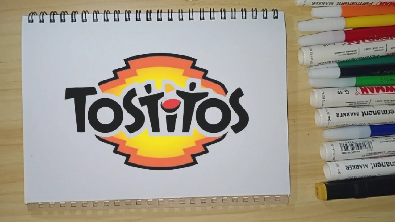 HOW TO DRAW TOSTITOS LOGO - YouTube