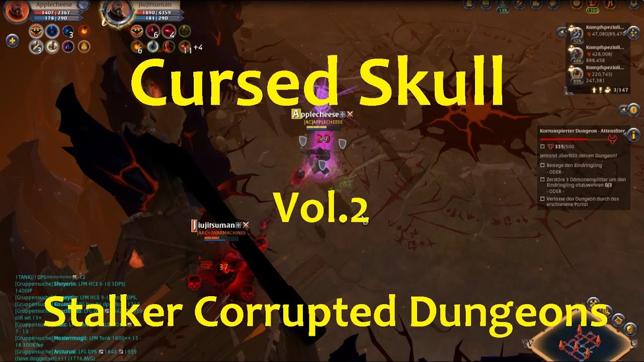 Cursed Skull Stalker Corrupted Dungeons Vol.2 - Albion Online - YouTube