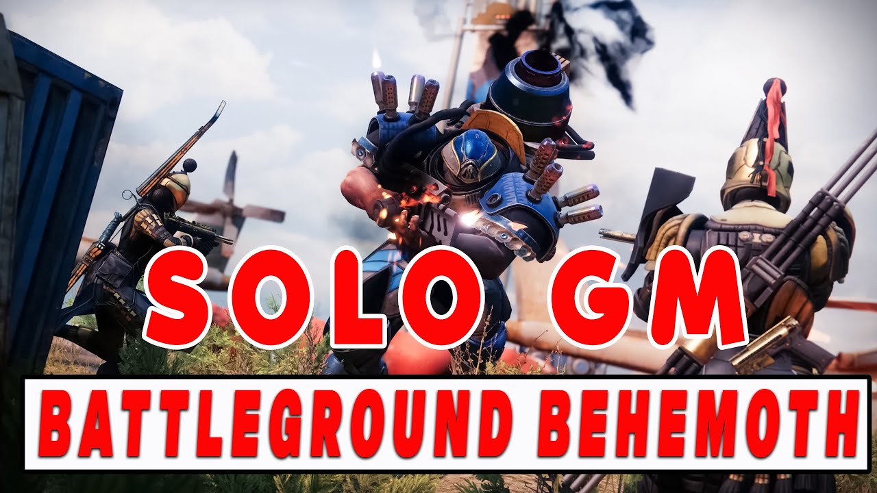 Solo Grandmaster Battleground Behemoth [Destiny 2 Episode 2 Revenant ...