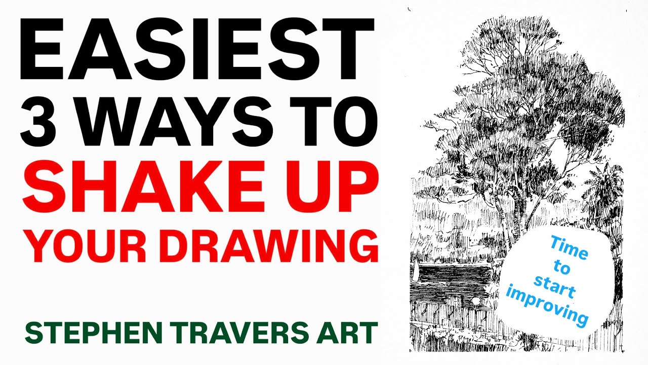 Easy Instant & Fastest Way to Change How Your Drawings Look! - YouTube