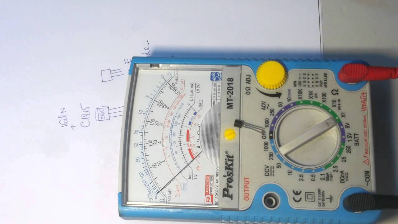 Transistor C1815 - YouTube