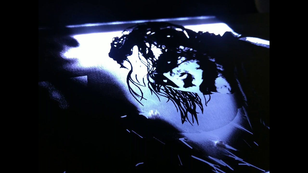 Heath Ledger Batman Joker themed RGB backplate - YouTube