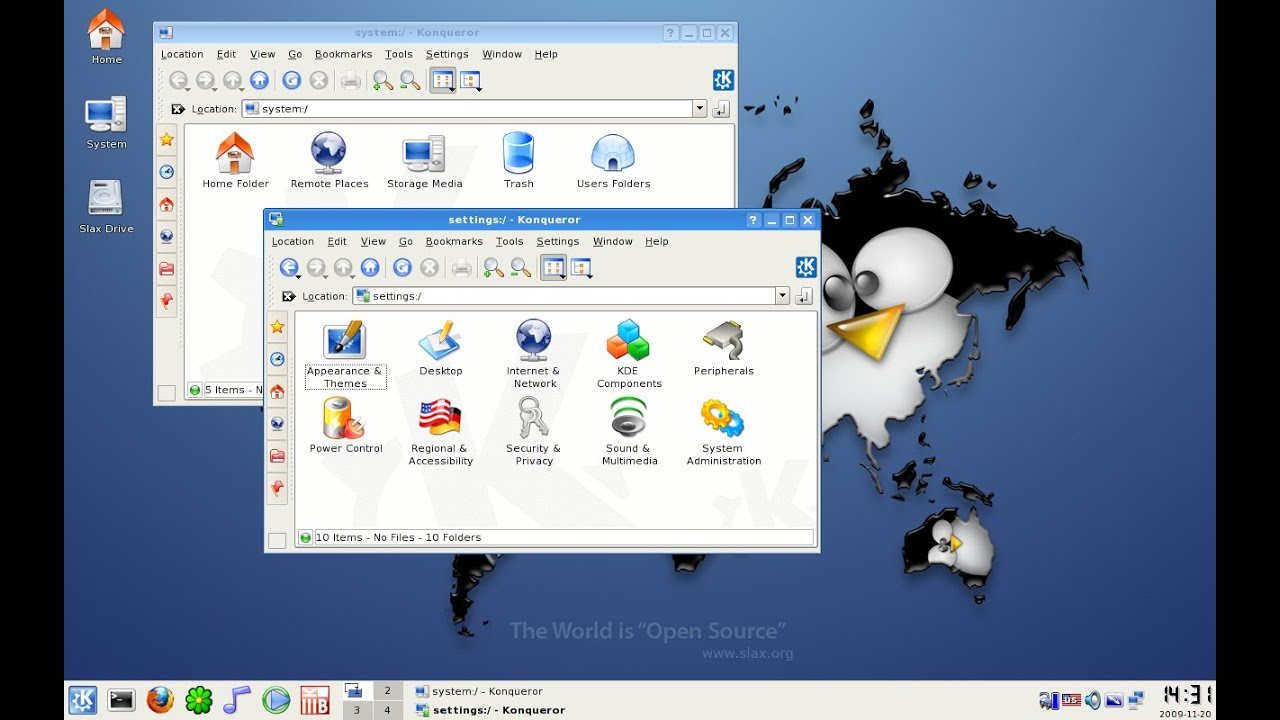 Tutorial modifikasi sistem operasi SLAX LINUX - YouTube