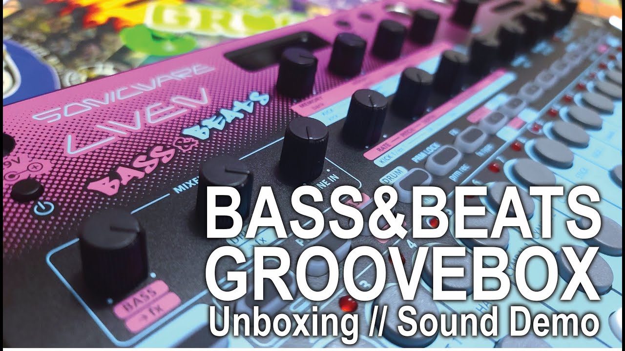 Liven BASS & BEATS! | Unboxing/sound demo of the new Sonicware ...