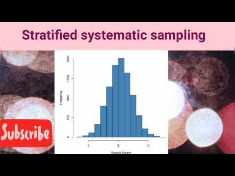Stratified systematic sampling - YouTube