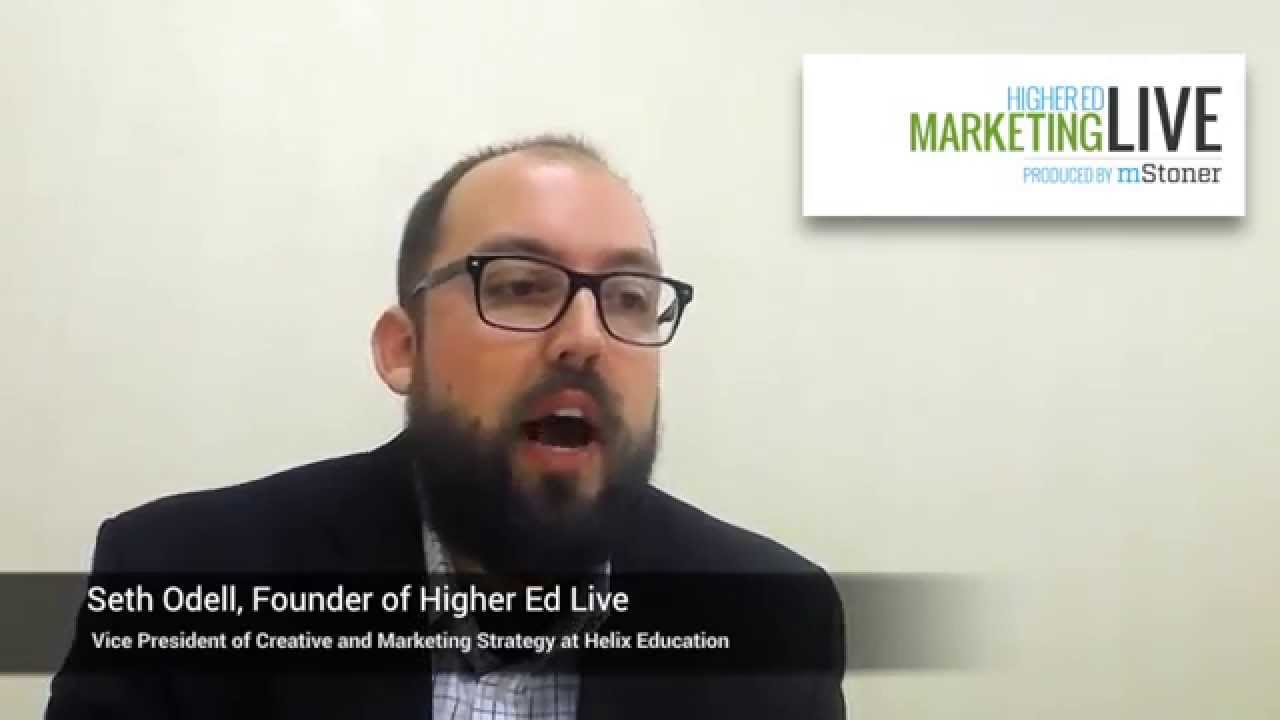 Higher Ed Live from AMA: Seth Odell - YouTube