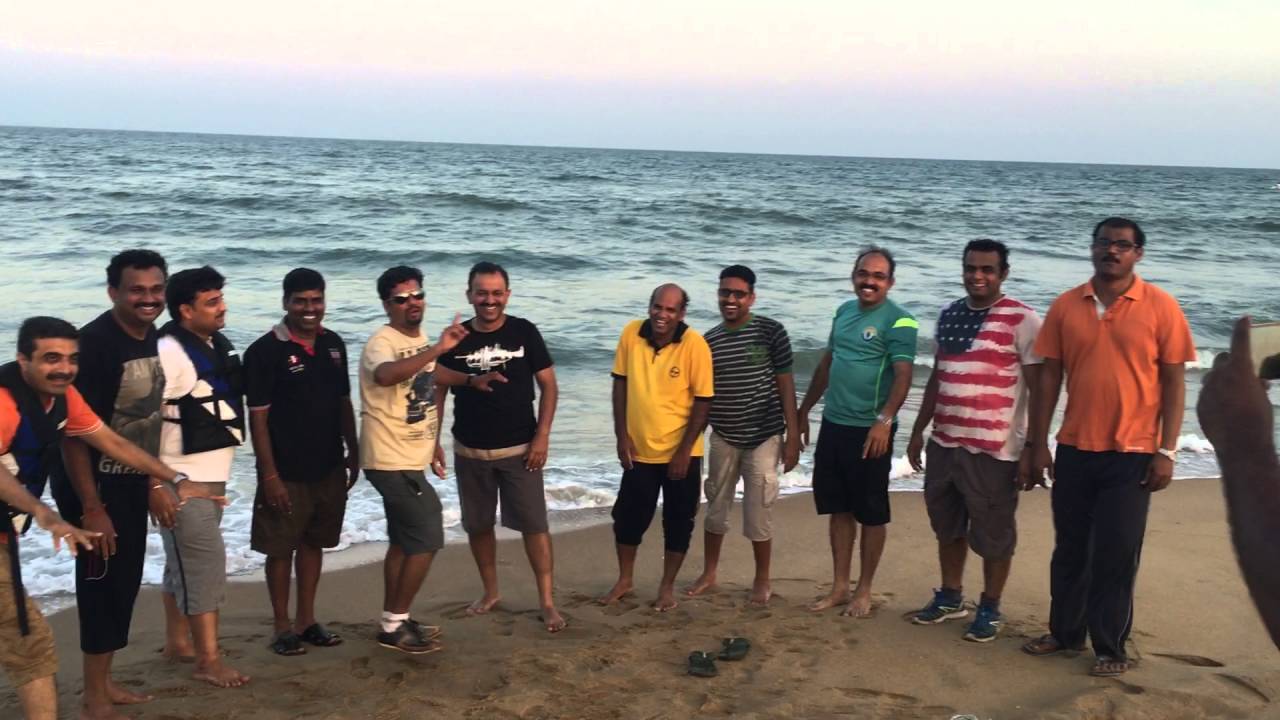 Corporate Employees having fun at Beach Adventure - YouTube