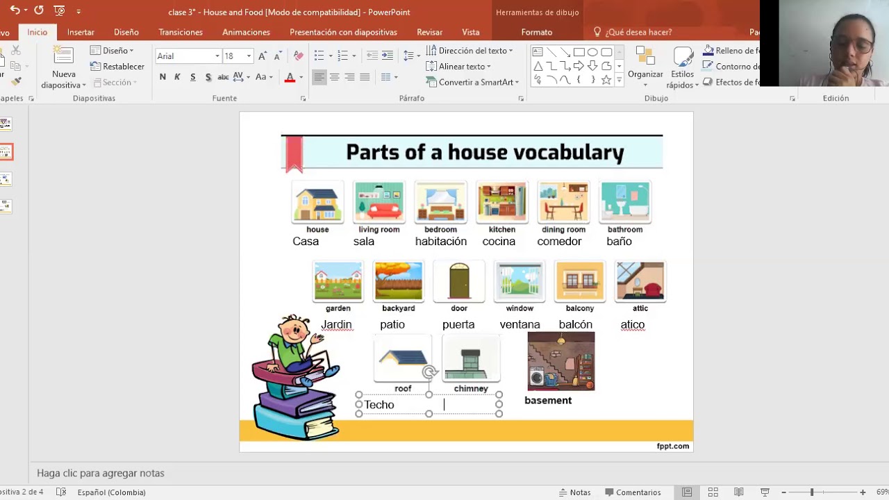 Parts of the house vocabulary - Explanation - YouTube