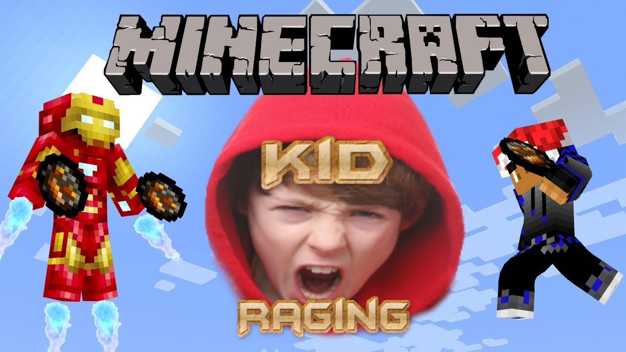Kid Raging!!(Minecraft Hypixle) - YouTube