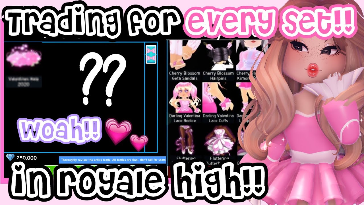 Trading For EVERY Set In Royale High! *Woah!* | Roblox Royale High ...