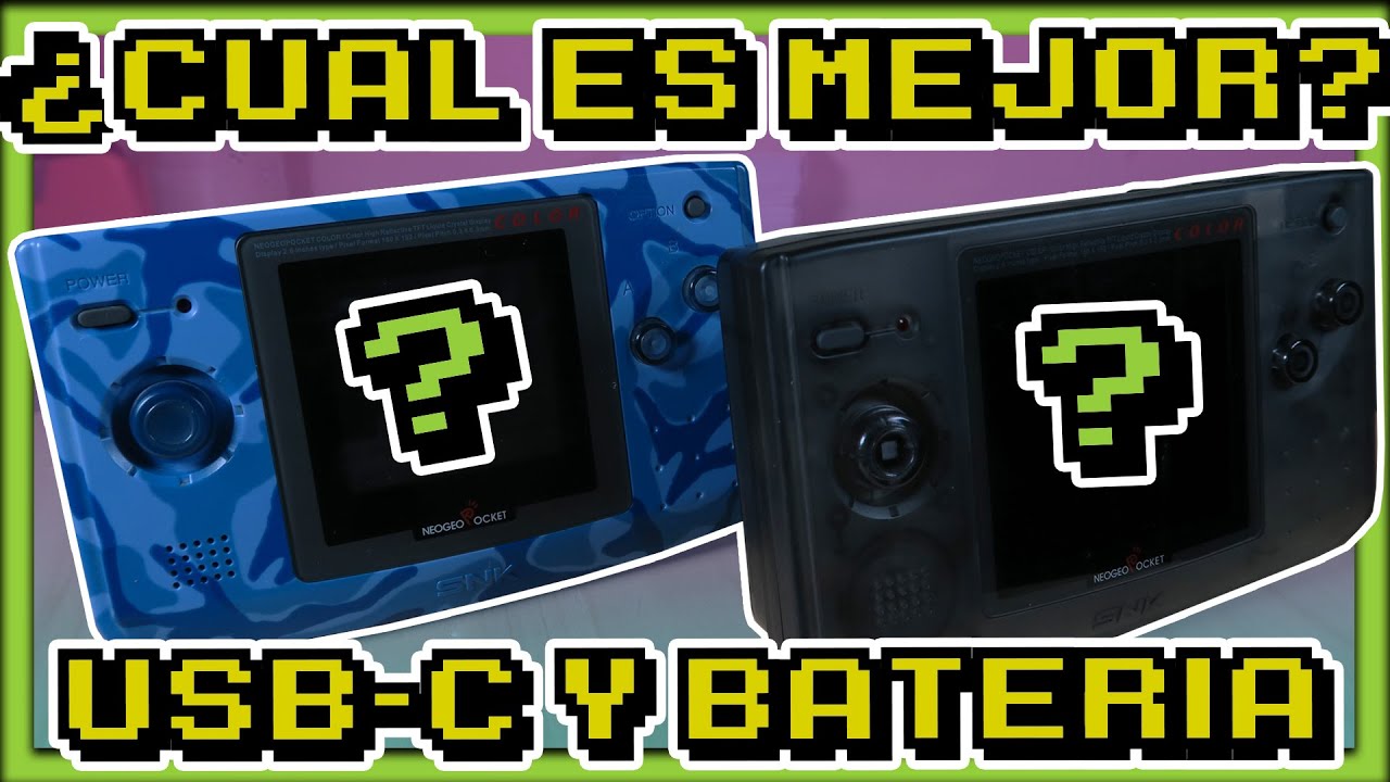 ASÍ ES LA NEO GEO POCKET COLOR DEFINITIVA ¿ CUAL ES LA MEJOR PANTALLA ...