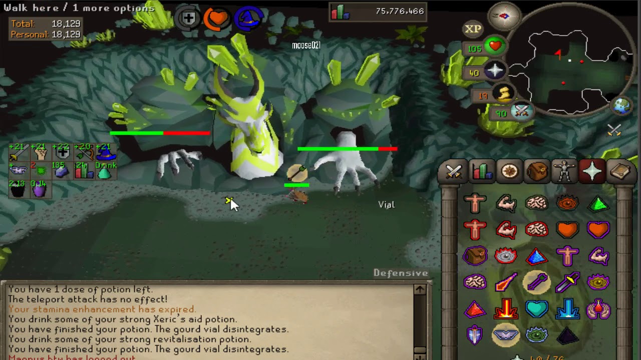 b2b ancestral bottoms solo after augury with death osrs raid (im) - YouTube