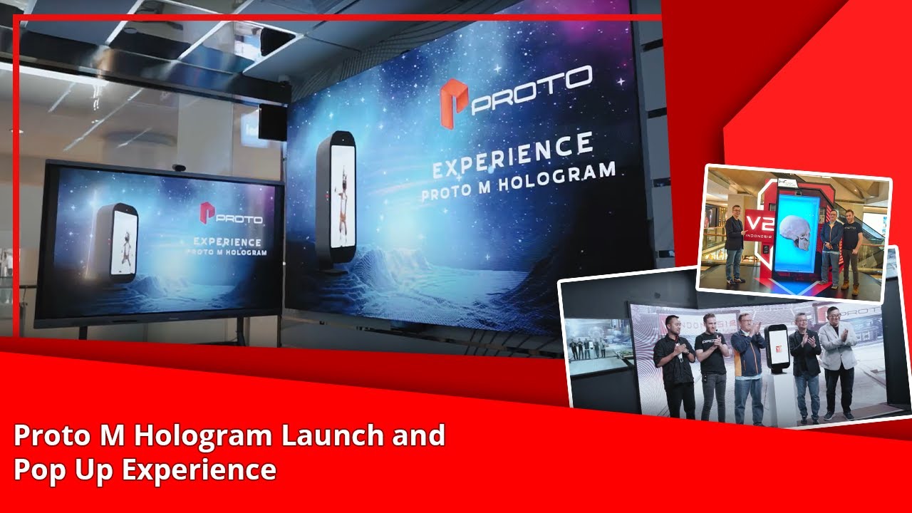 Proto M Hologram Launch and Pop Up Experience - YouTube