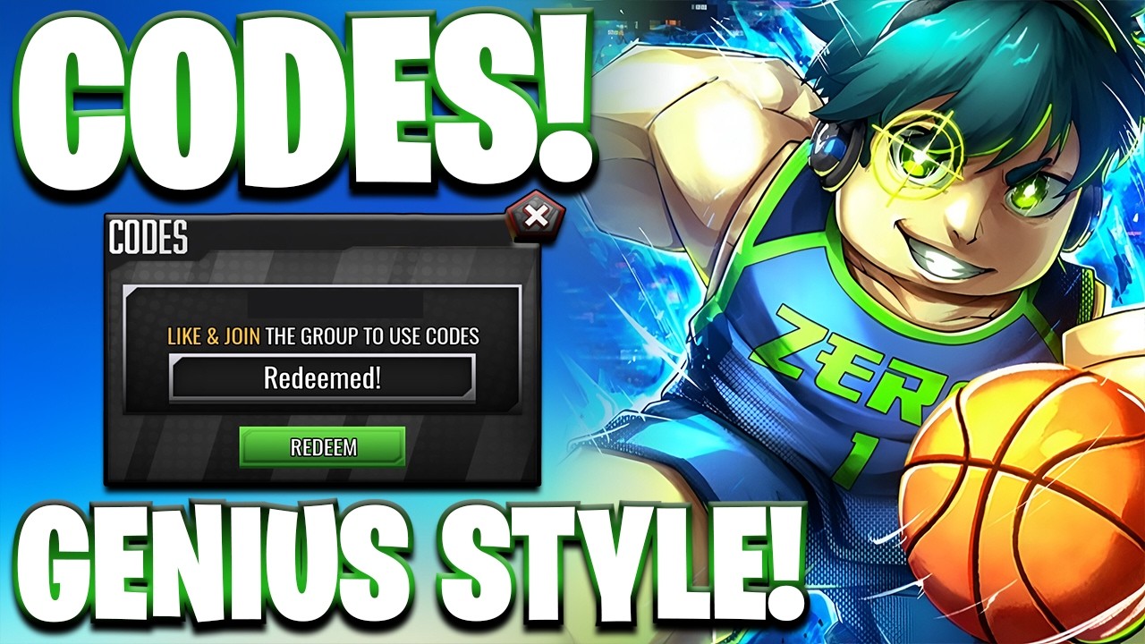 *GENIUS*NEW! ALL GENIUS STYLE UPDATE CODES FOR BASKETBALL ZERO! ROBLOX ...