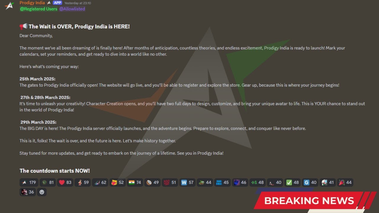 BREAKING NEWS..... PRODIGY INDIA IS READY TO LAUNCH | #risewithprodigy ...