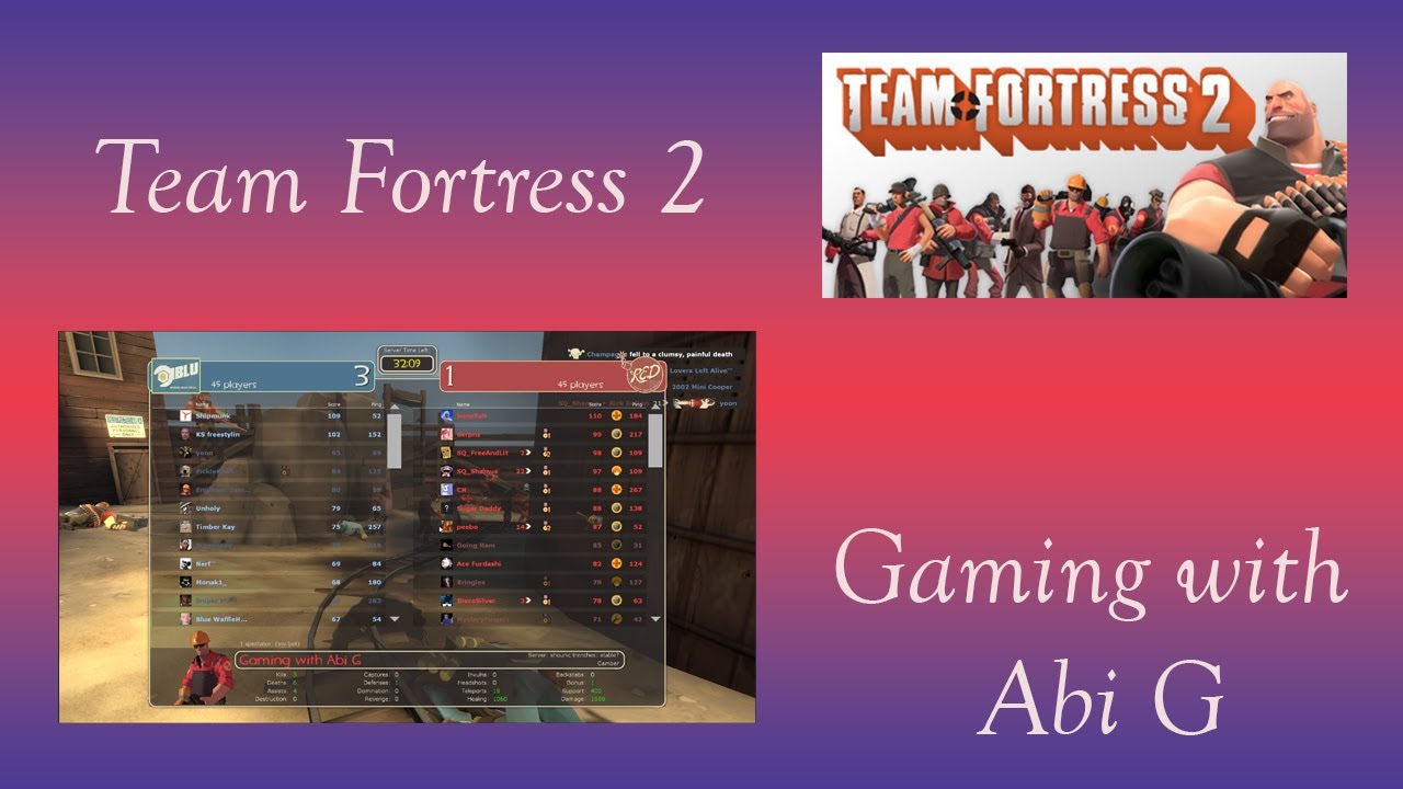 I joined a 100 player server on TF2 - YouTube