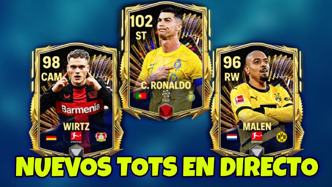NUEVOS TOTS BUNDESLIGA + CR7 TOTS en SOBRES!! DIRECTAZO - YouTube