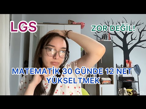 LGS MATEMATİK 30 GÜNDE 12 NET YÜKSELTMEKK #lgs #lgs2026 #lgsmatematik 