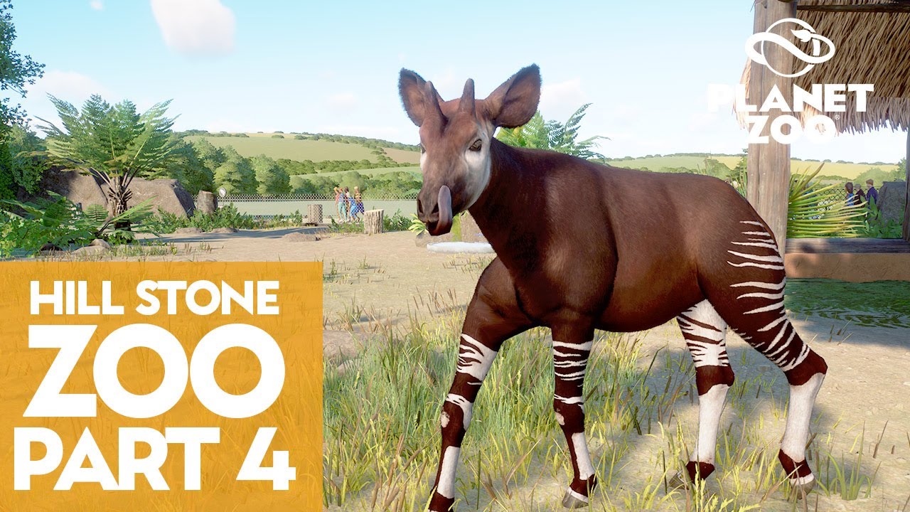A Gorgeous Okapi Habitat | Hill Stone Part 4 Speed Build Franchise Mode | Planet Zoo - YouTube