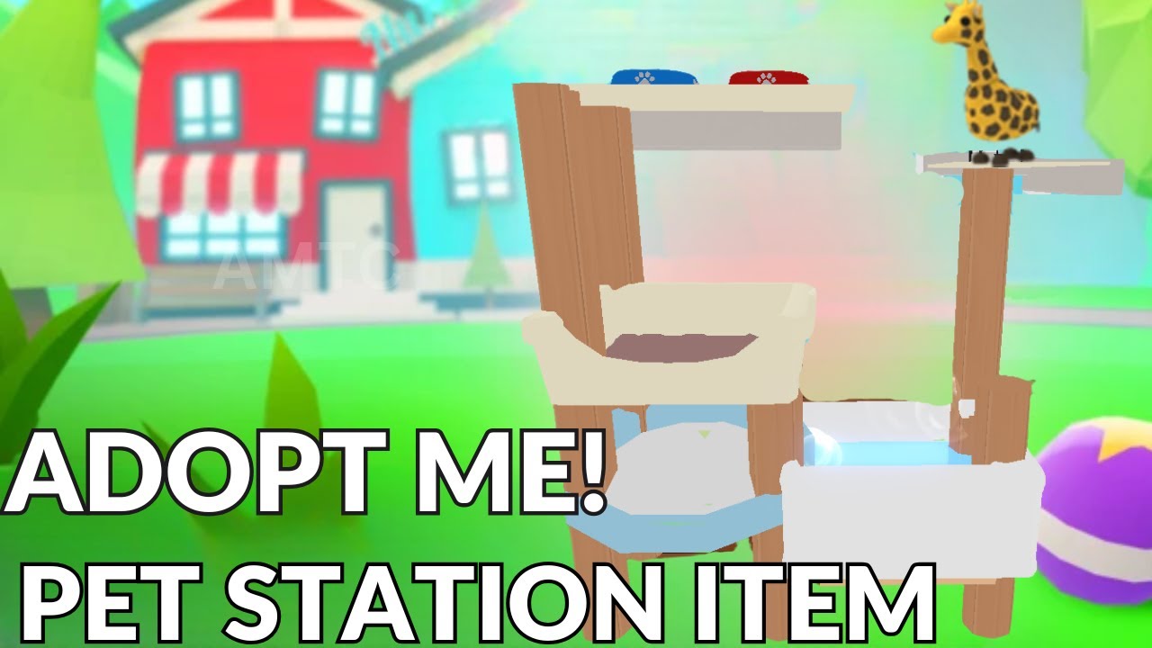 *NEW* Pet Needs Station 🐾 Build For Needs Refresh Update 🐶 Adopt Me ...