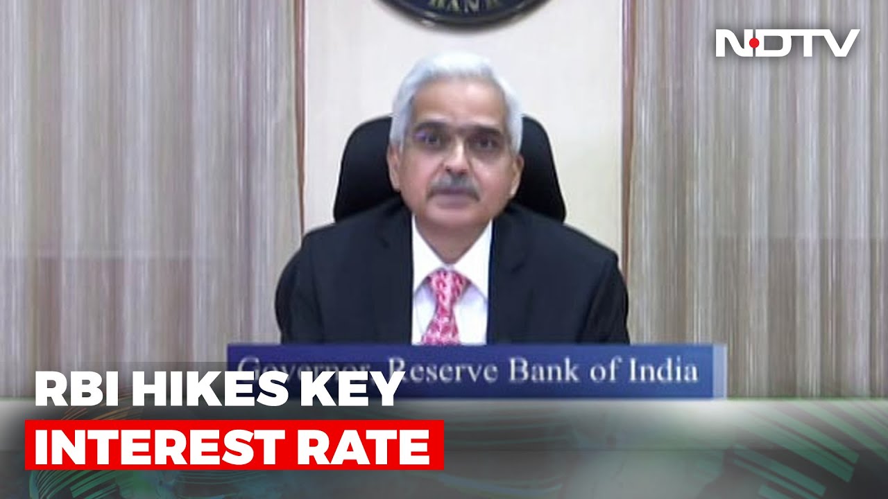 RBI Hikes Key Interest Rate To 4.4%, First Since May 2020, Cites ...
