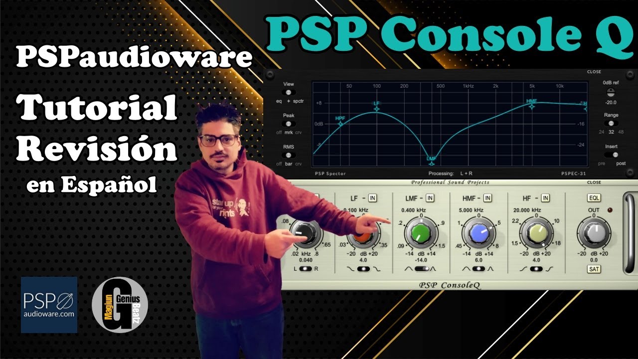 PSP ConsoleQ - Tutorial Revisión en Español - @PSPaudioware - YouTube
