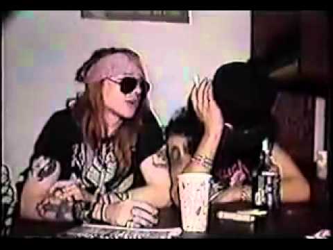 Guns N' Roses Interview - CBGB 1987 PART 1/2 - YouTube
