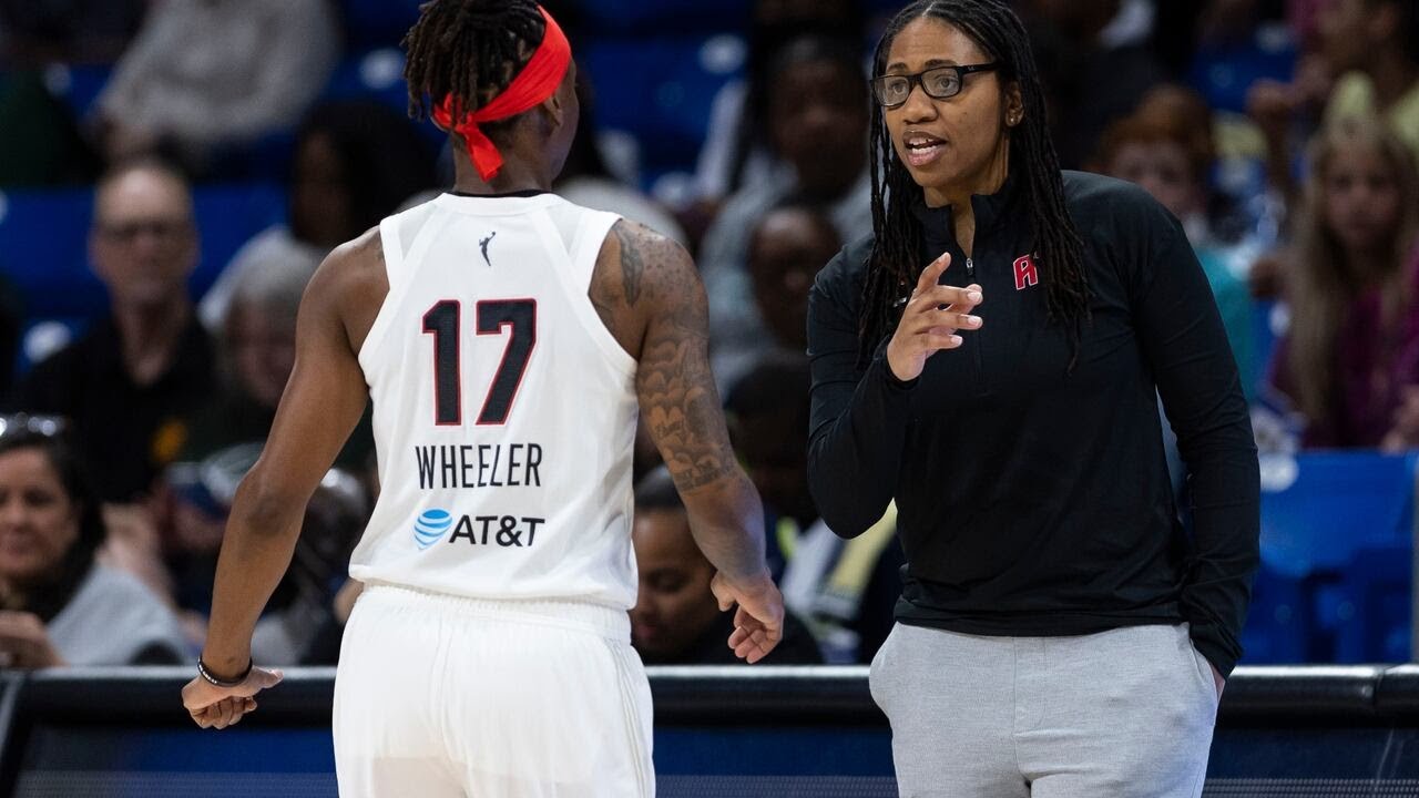 Atlanta Dream fire head coach Tanisha Wright - YouTube