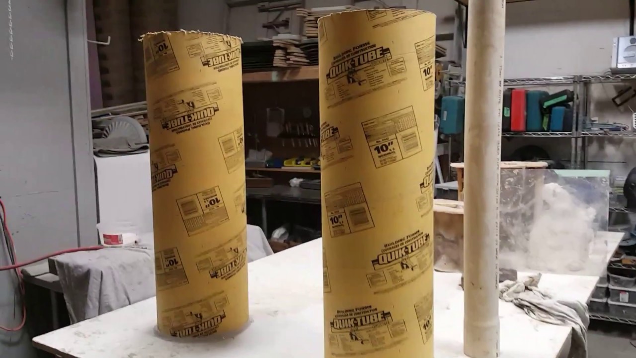 Driveway Pillars Using Sonotubes Fast Tube™ Concrete Column Form