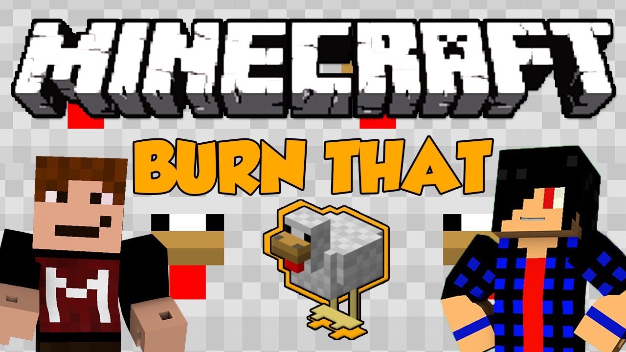 Minecraft: Mini Game! Burn That Chicken (w/ SGCBarbierian!) - YouTube