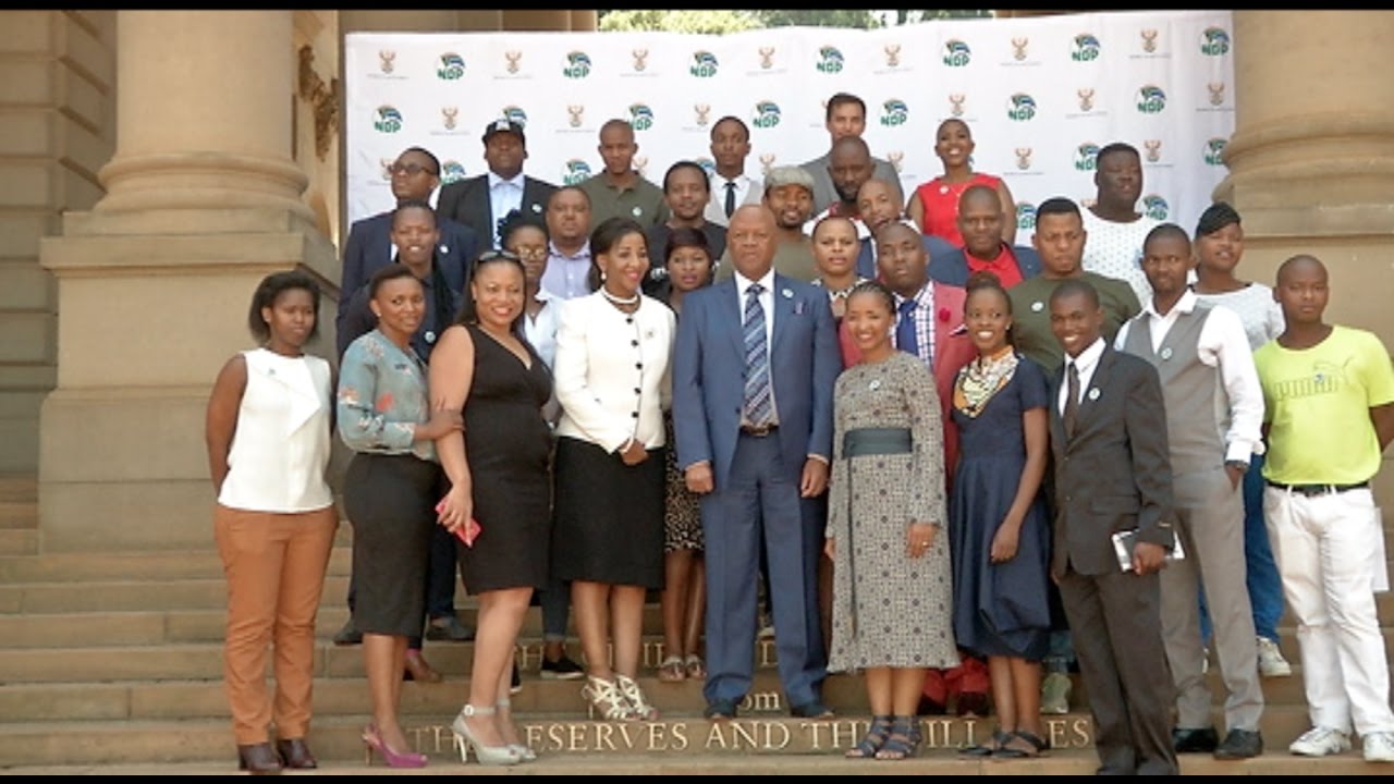 Minister Jeff Radebe meets the South African Youth Awards Winners at ...