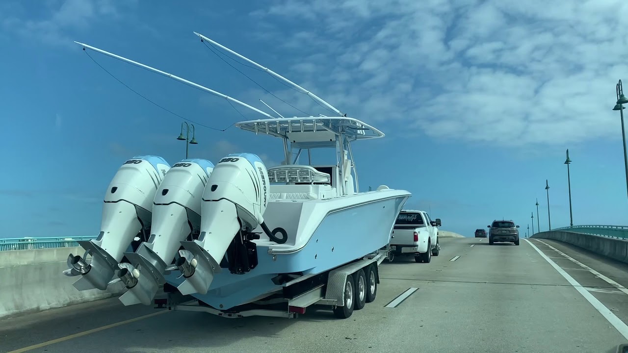Bahama 37 -Custom Center Console with Ceramic DNA Coating - YouTube