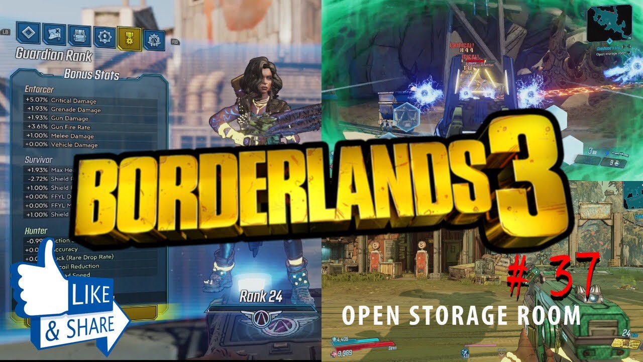 open storage room borderlands 3 part 37 if u like the game pls drop a 👍 ...