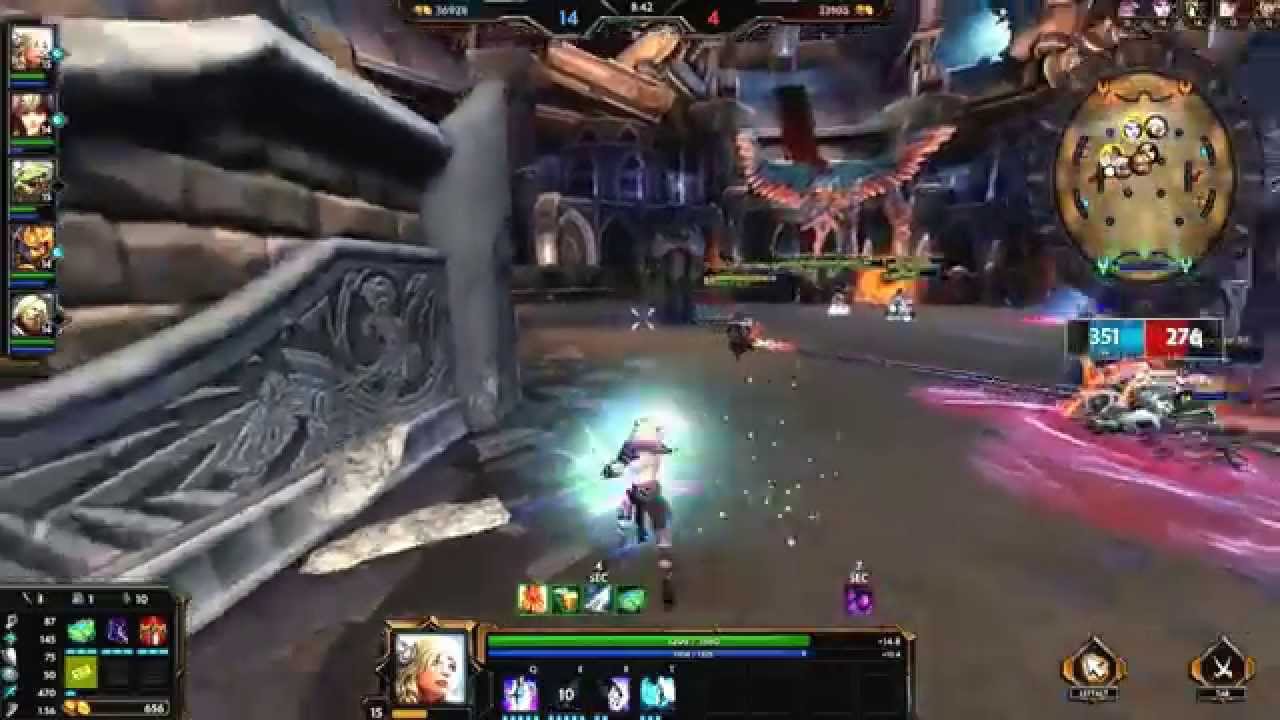 Smite - Freya Arena Gameplay - YouTube