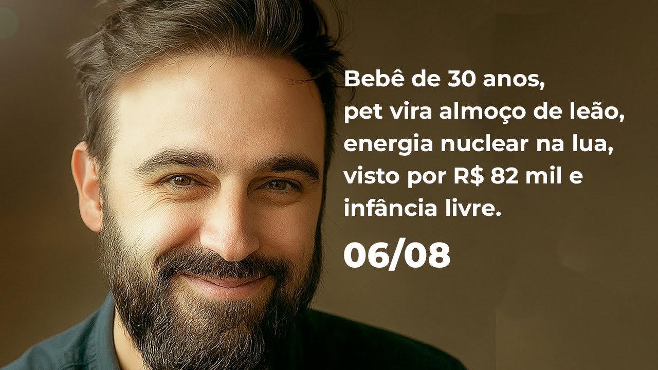 Bebê mais velho do mundo, reator nuclear na lua e pets virando comida de leão - YouTube