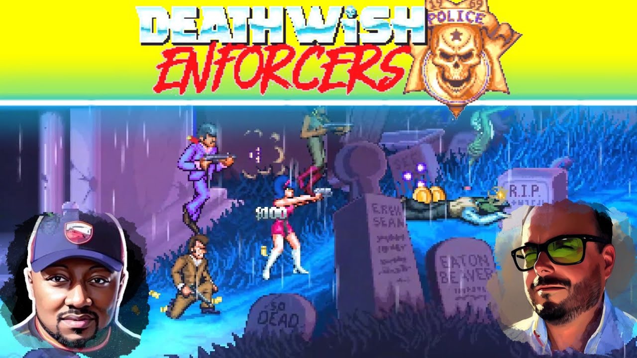 Deathwish Enforcers Gameplay Co-Op with Radical Reggie - Retro Game ...