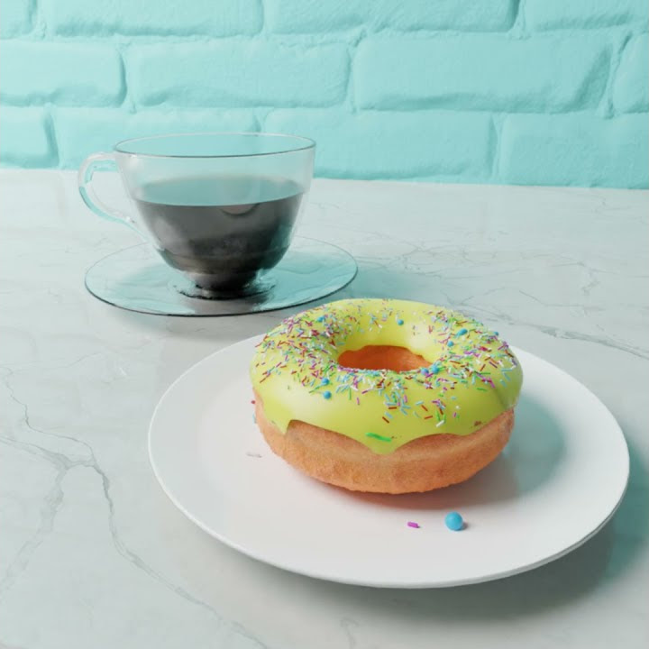 My First Blender Project(Donut) - YouTube