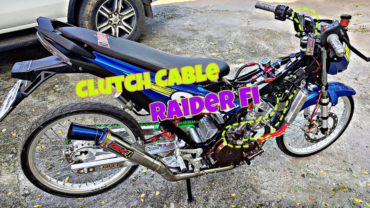 Installing clutch cable on raider 150 fi - YouTube