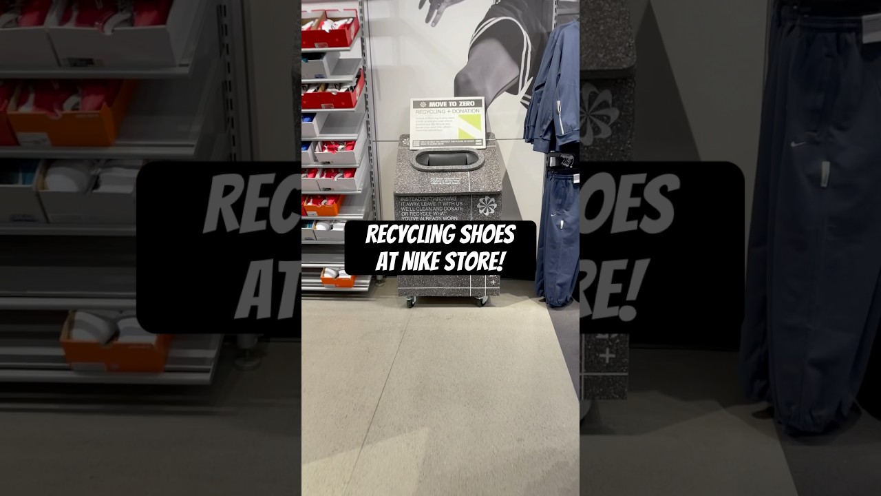 I recycled these Nike SB’s at the Nike Store! #recycle - YouTube