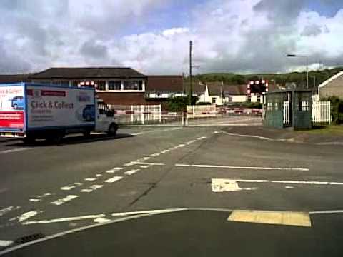 Pembrey & Burry Port Level Crossing - YouTube