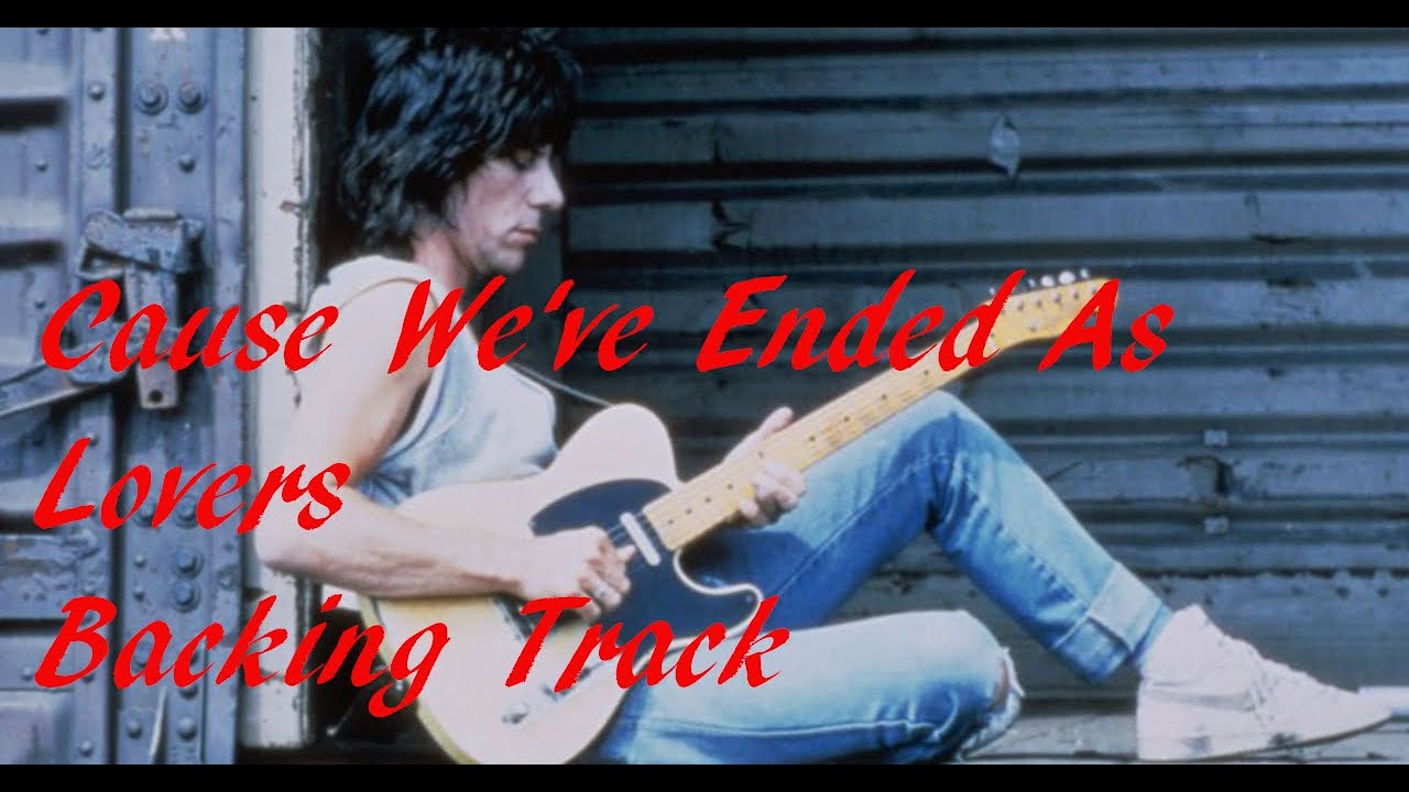 Cause We've Ended As Lovers (Jeff Beck) Backing Track - YouTube