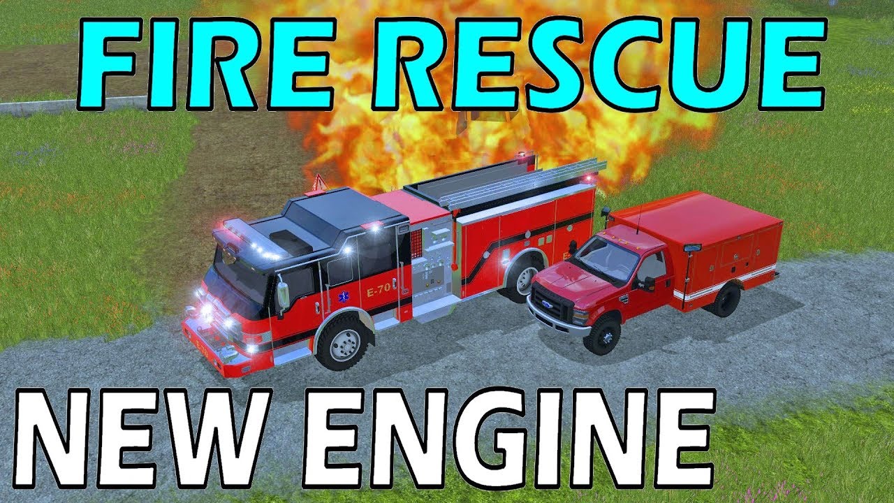 Farming Simulator 17 | Fire Rescue | Dozer & Mower On Fire | House Fire ...