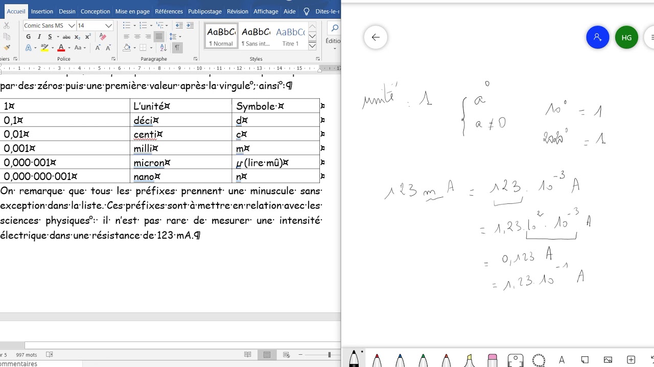 2 Ecriture scientifique cours 1 - YouTube