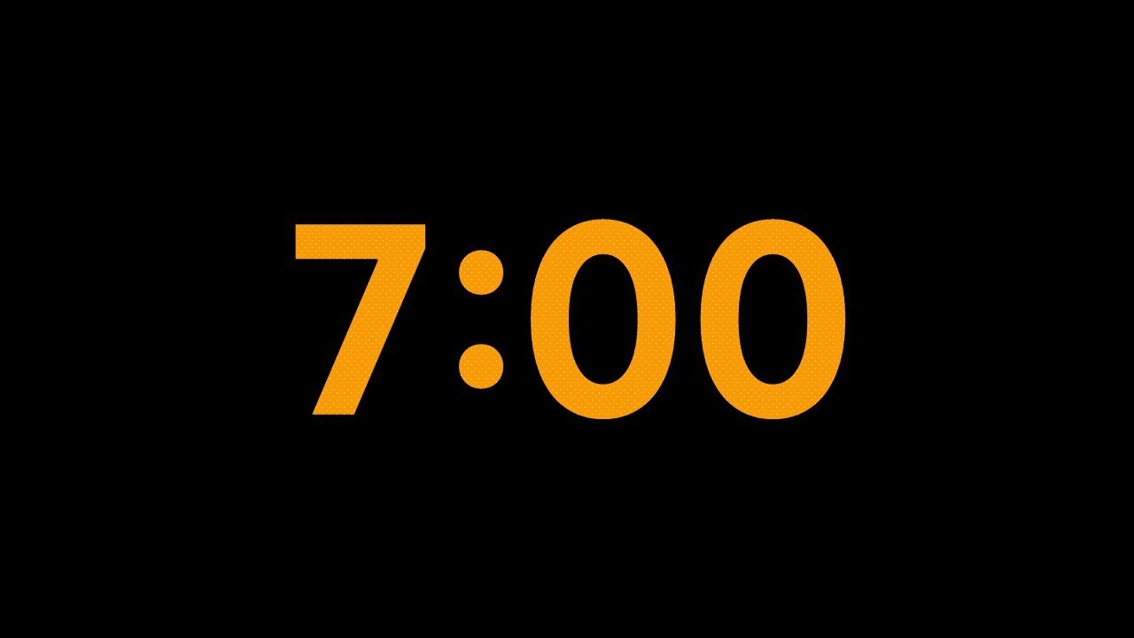 7 Minute Timer - O - YouTube