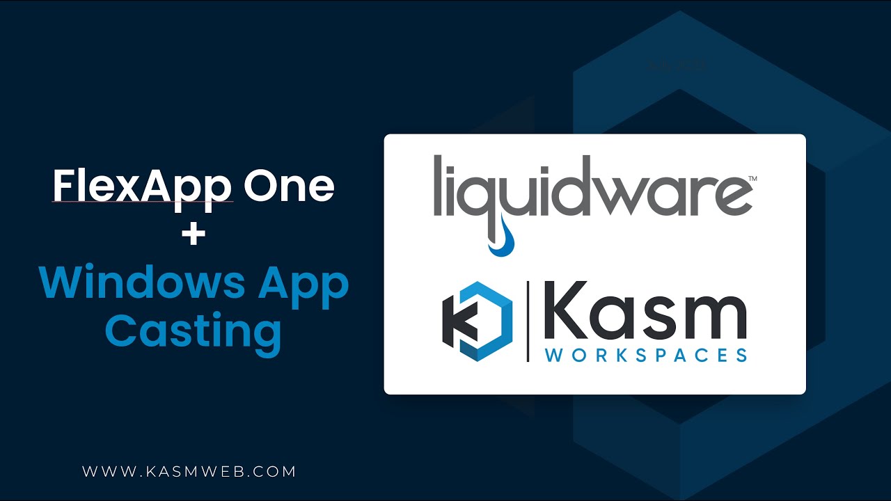Kasm Workspaces - FlexApp One + Windows App Casting - YouTube